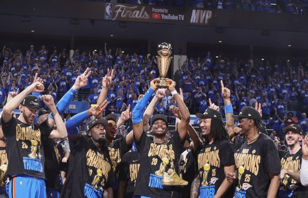 Celebrations NBA Champions OKC: Thunder Light Up the City