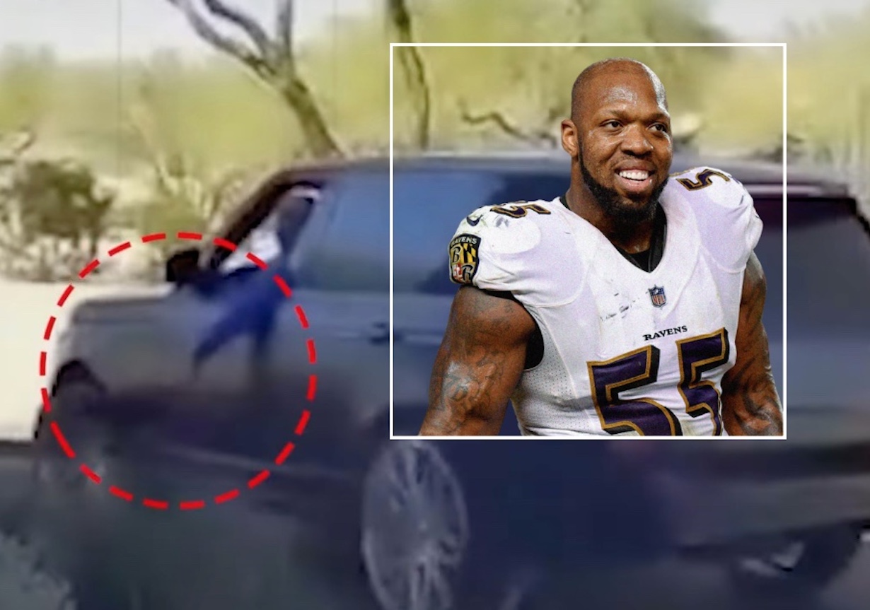 Terrell Suggs Caught On Camera Brandishing Gun At Starbucks