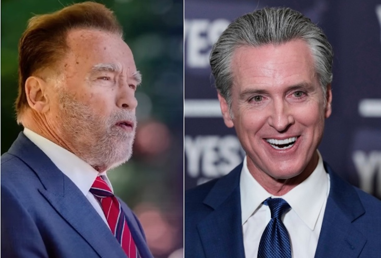 Schwarzenegger Battles Newsom Over Political Map Changes